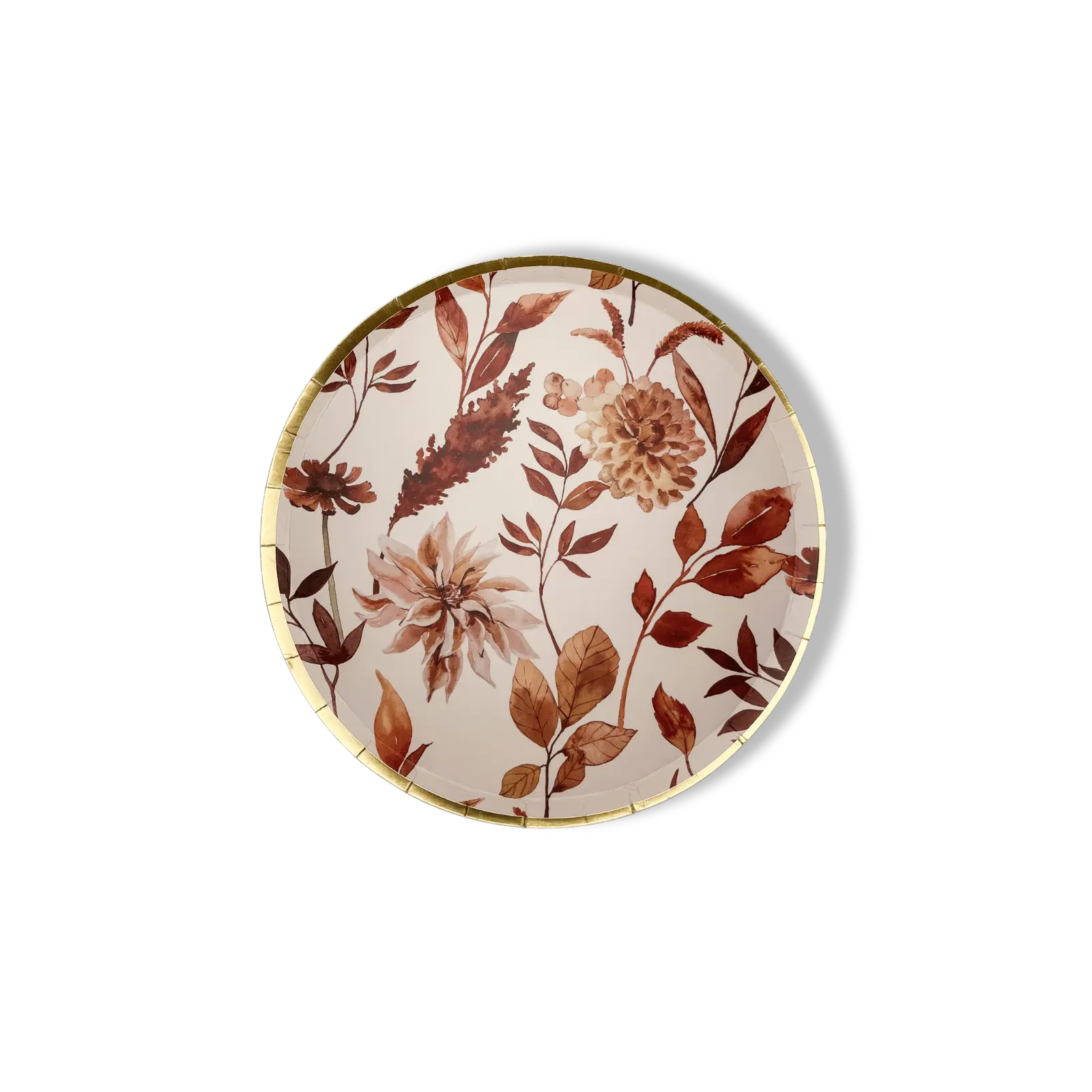 Fall Leaf Small Paper Plate (8pcs) - Josi James