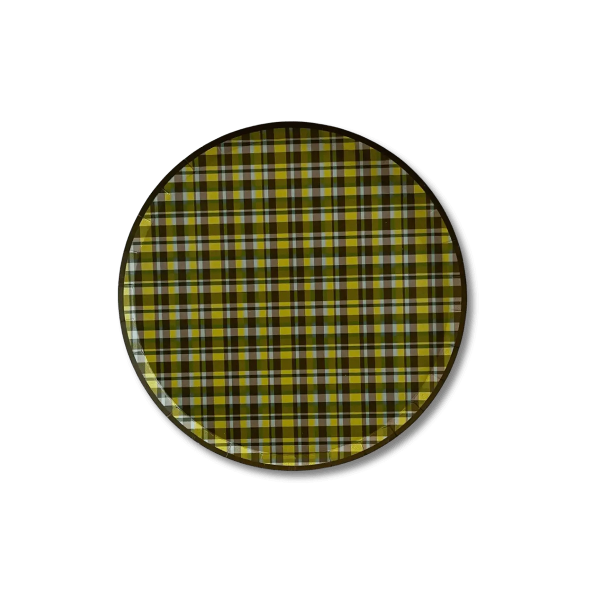 Green Plaid Dessert Party Plate (8pcs) - Josi James