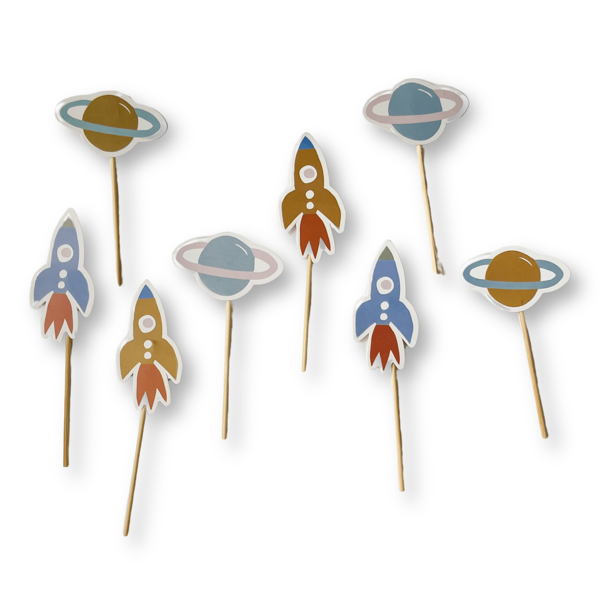 Rocketship Toppers (8pcs) - Josi James