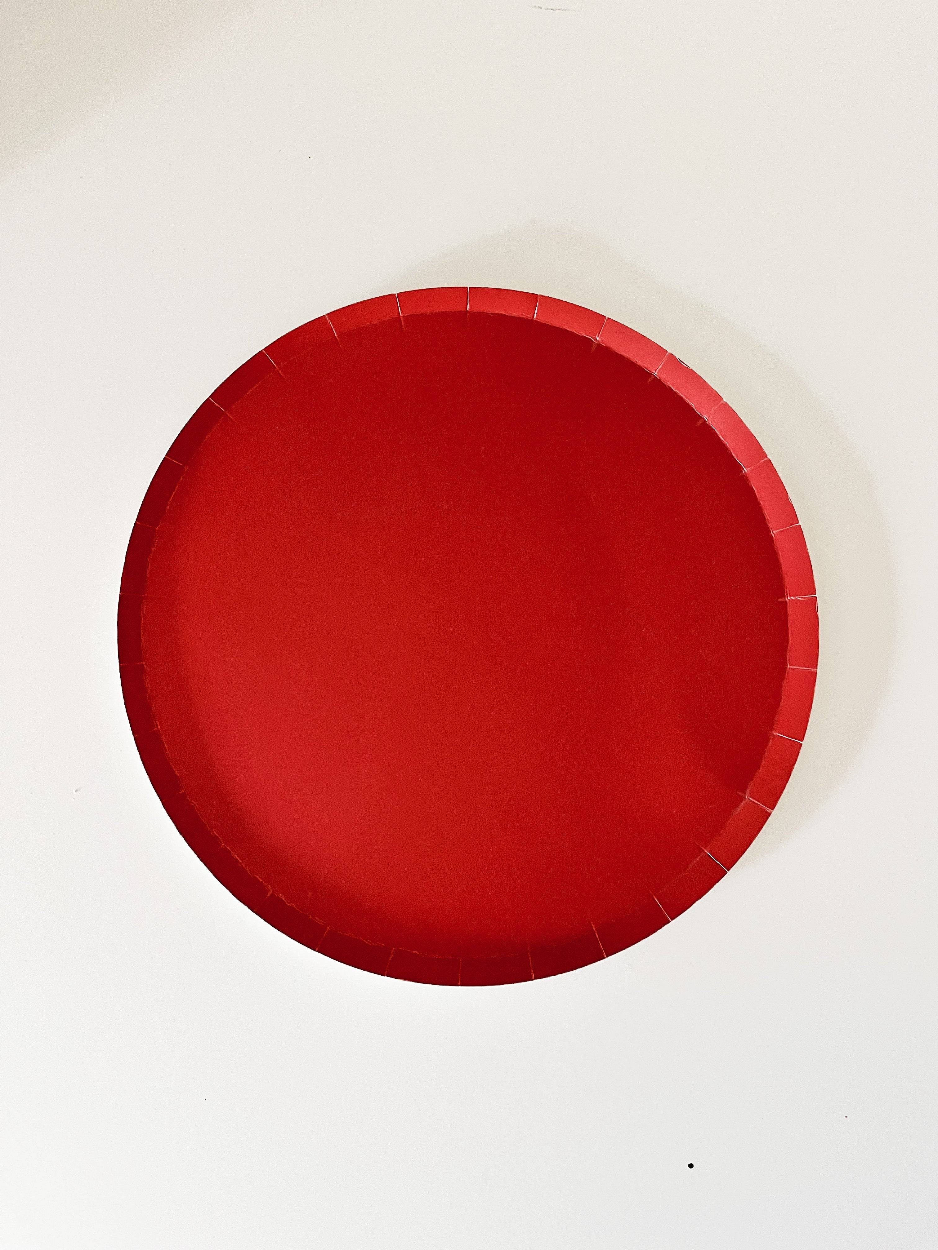 Classic Red Paper Party Plate – Josi James